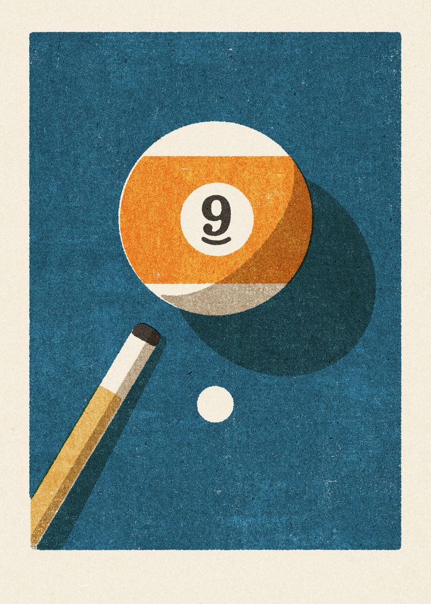 'Ball 9' Poster, picture, metal print, paint by Daniel Coulmann | Displate