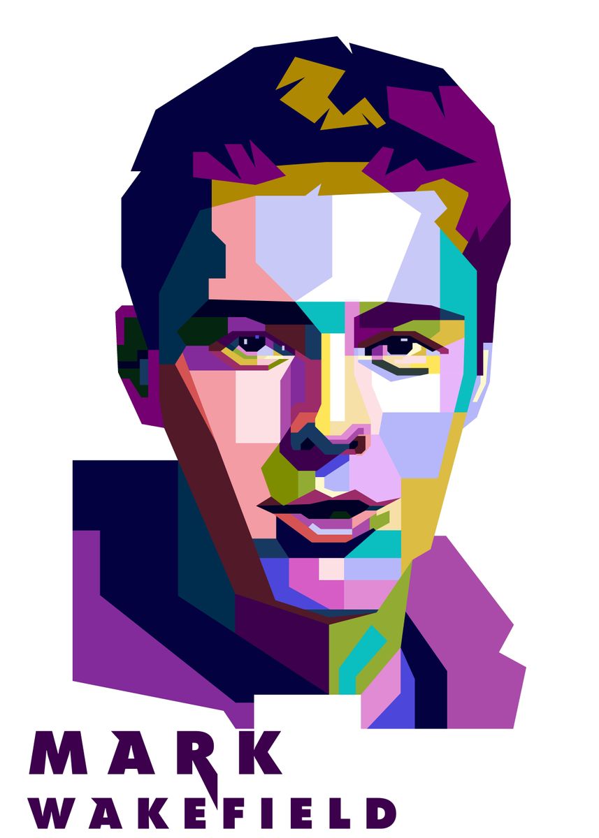 'Mark Wakefield' Poster, picture, metal print, paint by Andri Ardianto ...