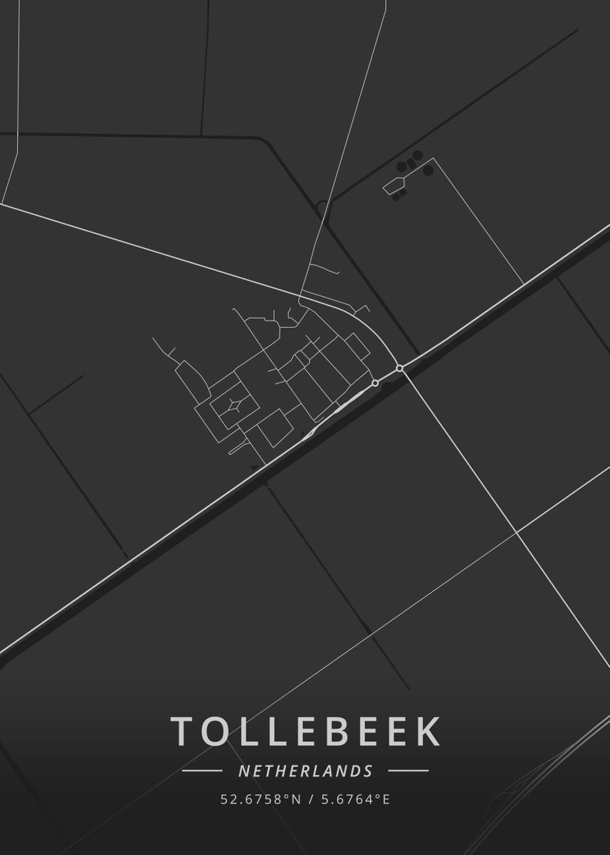 'Tollebeek Netherlands' Poster, picture, metal print, paint by Designer ...