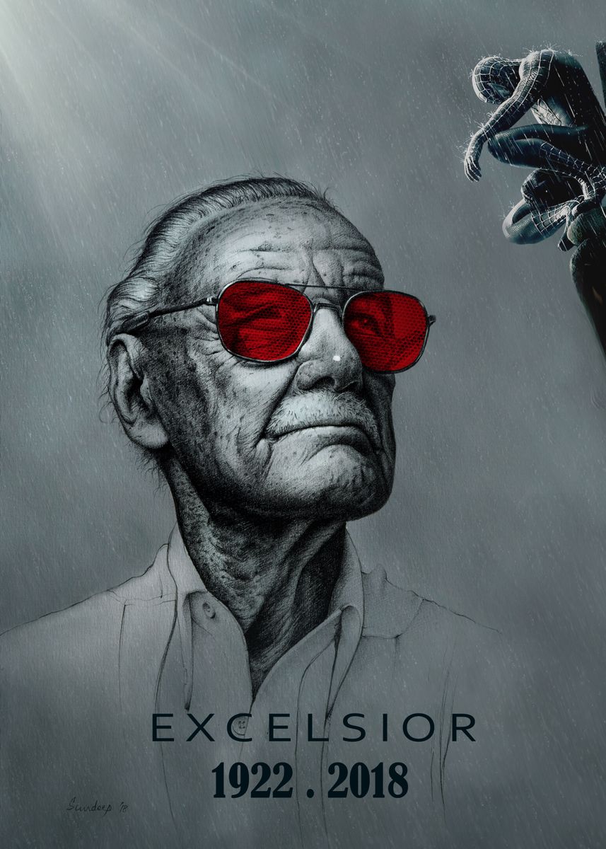 'Excelsior Stan' Poster, picture, metal print, paint by Sundeep Kumar ...