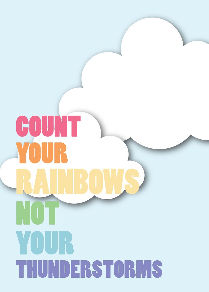 'Rainbow' Poster by Wong Shan | Displate