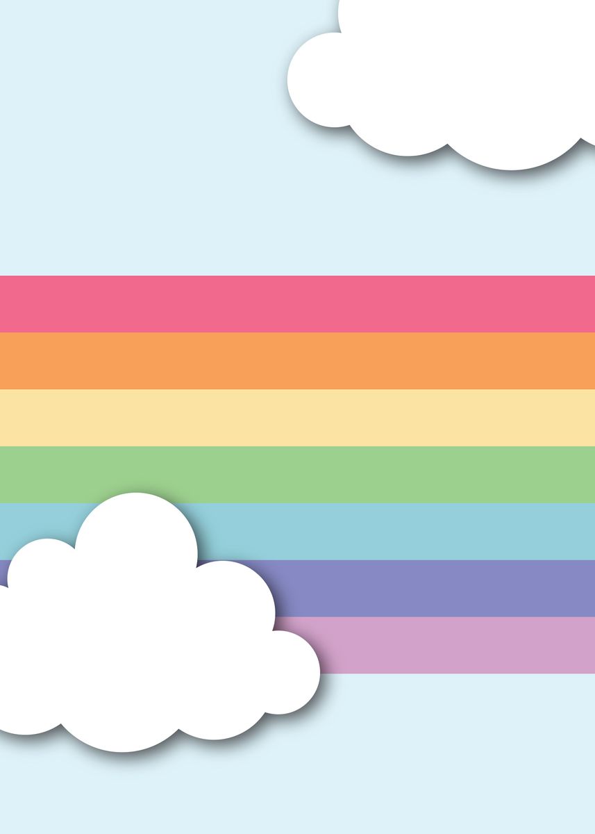 'Rainbow' Poster by Wong Shan | Displate