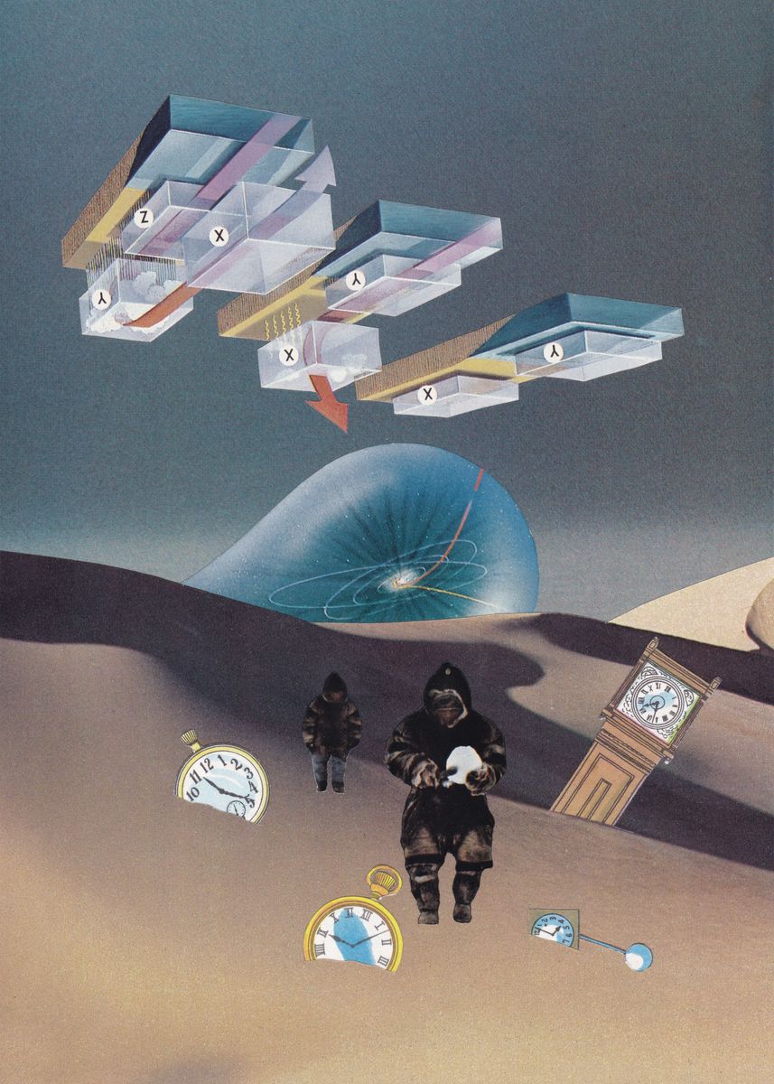 'Time Travel [collage]' Poster by Lerson Pannawit | Displate