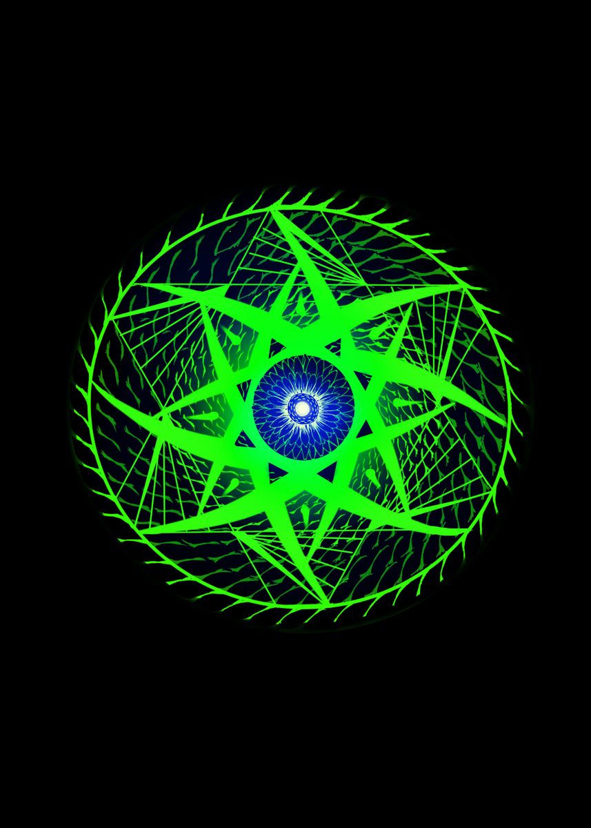 'Nature Magic Symbol' Poster, picture, metal print, paint by DH ...