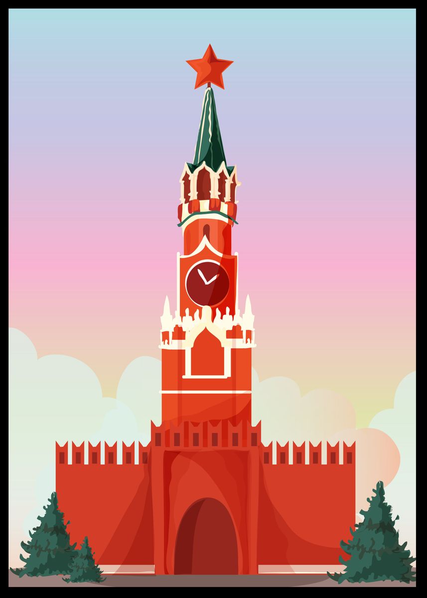 'Red Square MOSCOW' Poster by | Displate