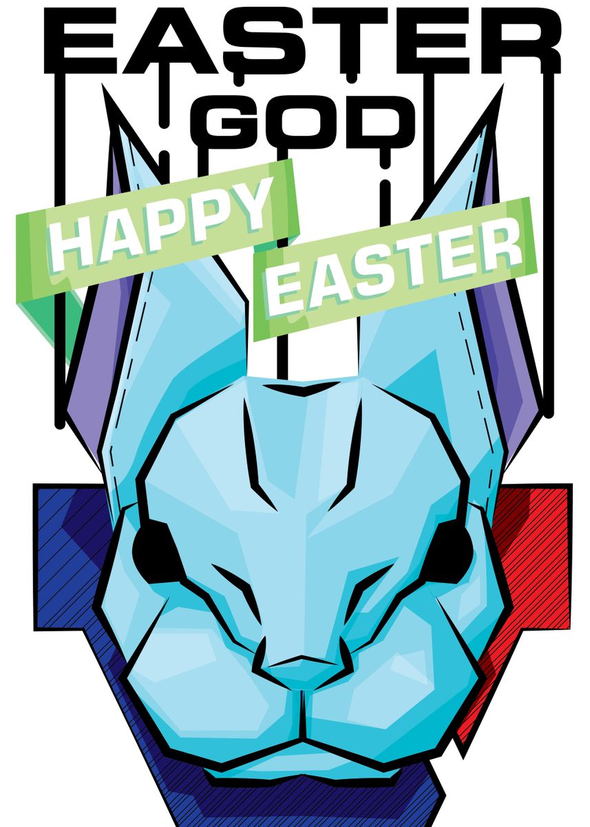 'easter god' Poster by | Displate