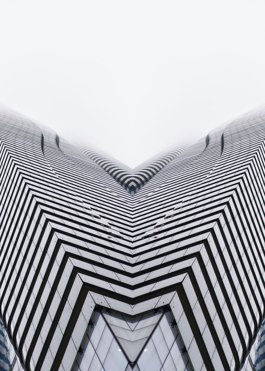 'Time Fold Abstract ' Poster by Mirror Mirror | Displate