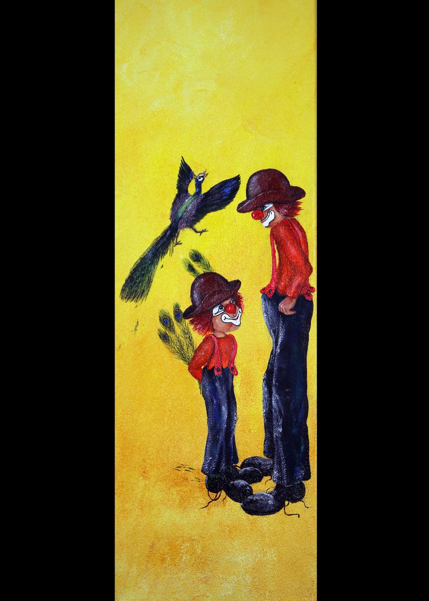 'Laante Fjer' Poster, picture, metal print, paint by Thorkild Skov ...