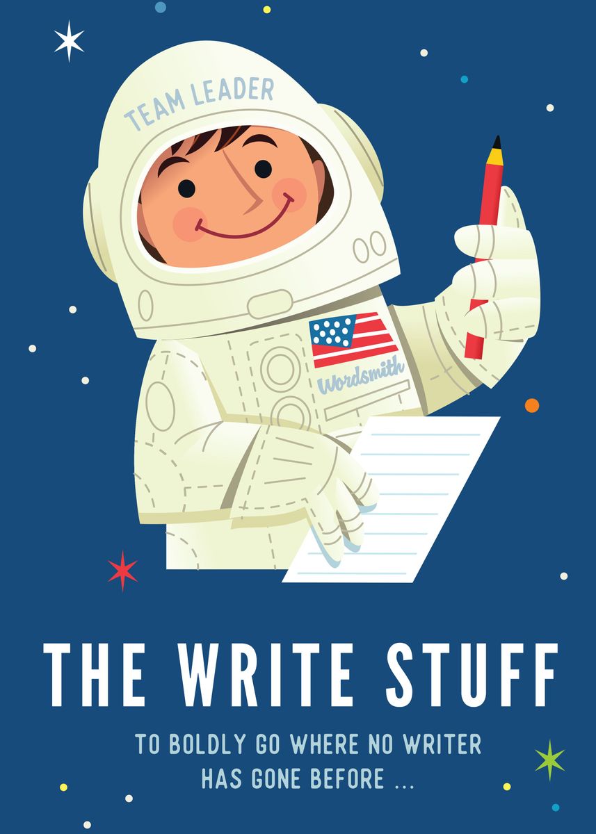 'The Write Stuff' Poster, picture, metal print, paint by Russell TATE ...