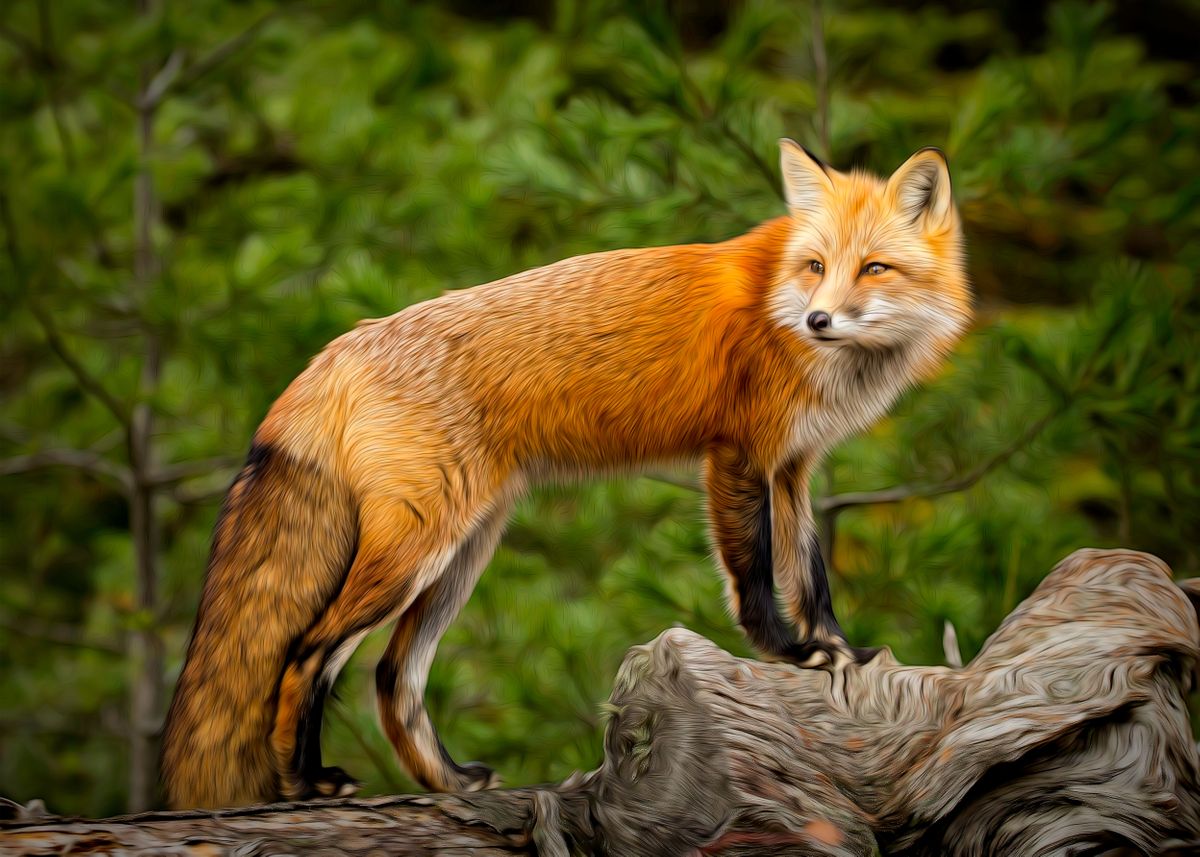 'Crazy Like A Fox' Poster by Alayne Brisson | Displate