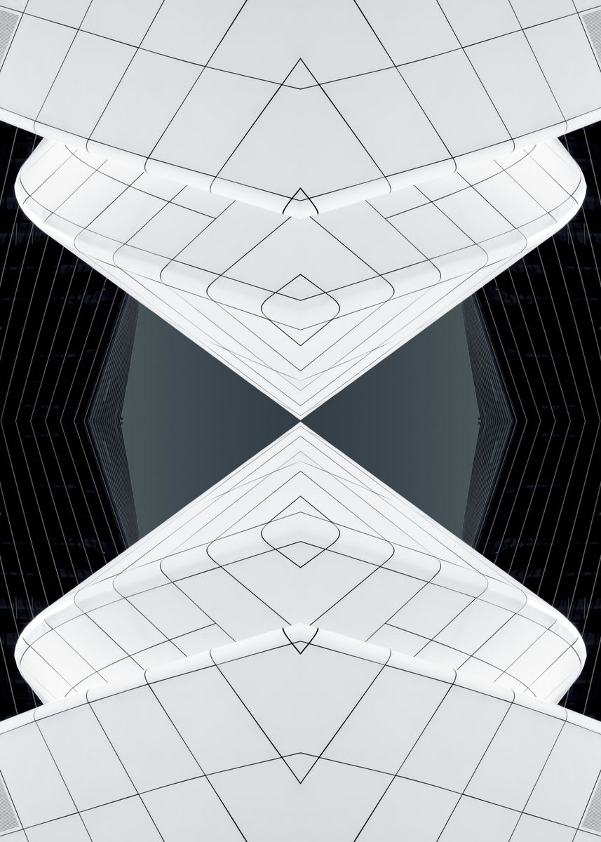 'Top Spin Abstract' Poster by Mirror Mirror | Displate