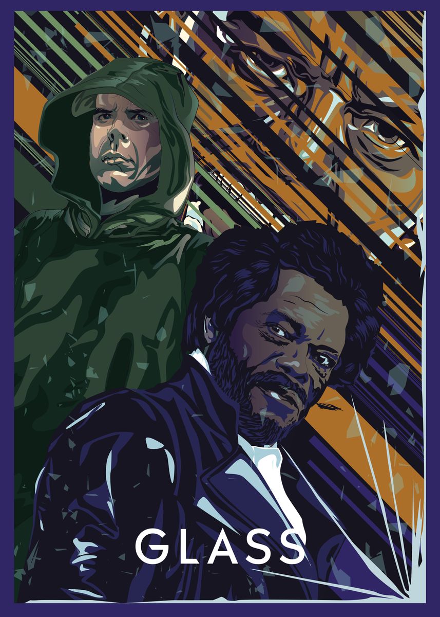 'Glass' Poster, picture, metal print, paint by Vivien Cseresznyés ...