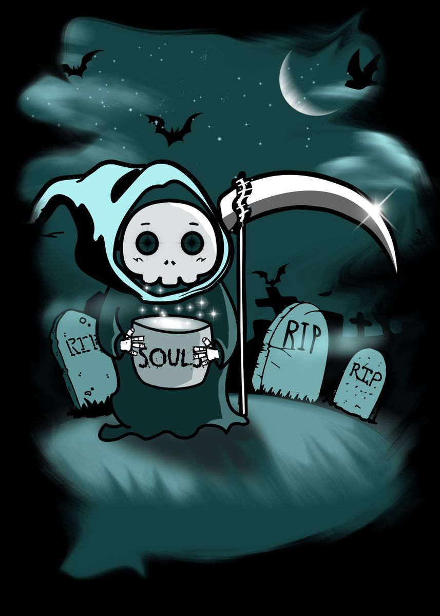 'Soul Collector' Poster, picture, metal print, paint by Constantine2454 ...