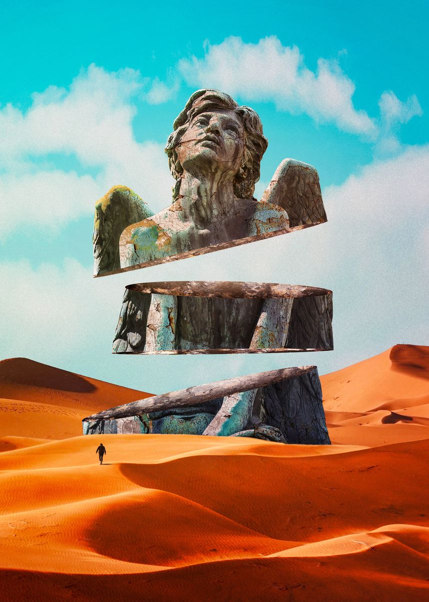 'Disunity' Poster, picture, metal print, paint by seam less | Displate