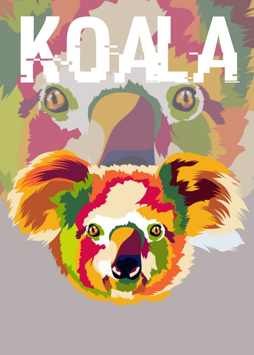 'KOALA ' Poster by Moch Saiful | Displate