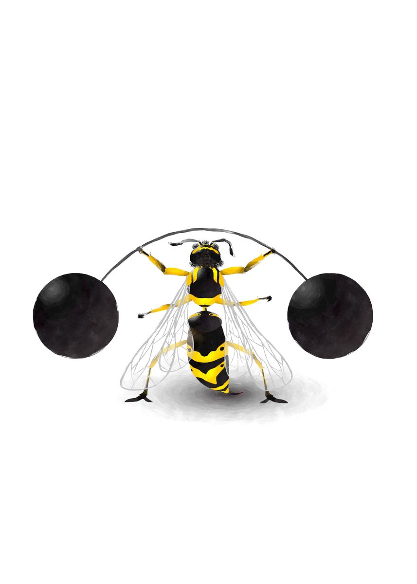 'Super wasp' Poster by Richard Laschon | Displate