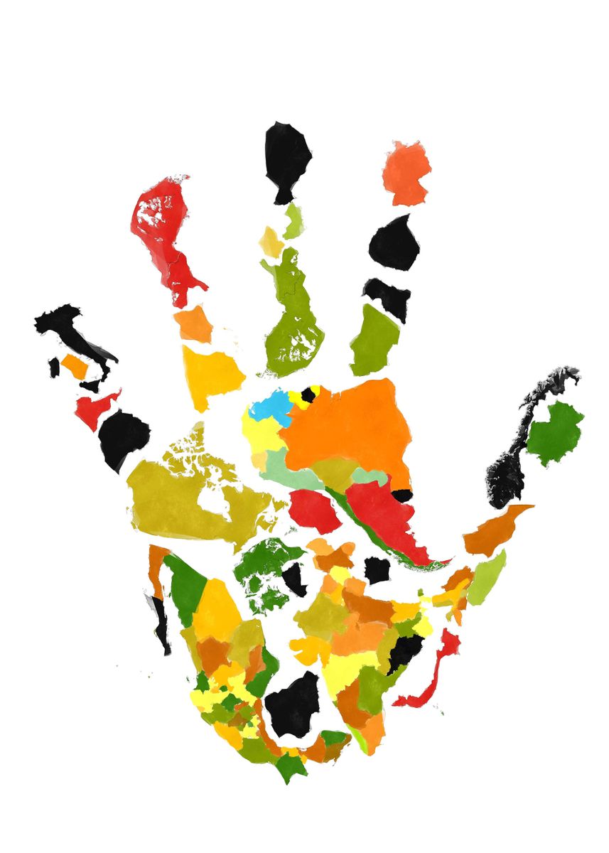 'The world in your hand' Poster by Richard Laschon | Displate