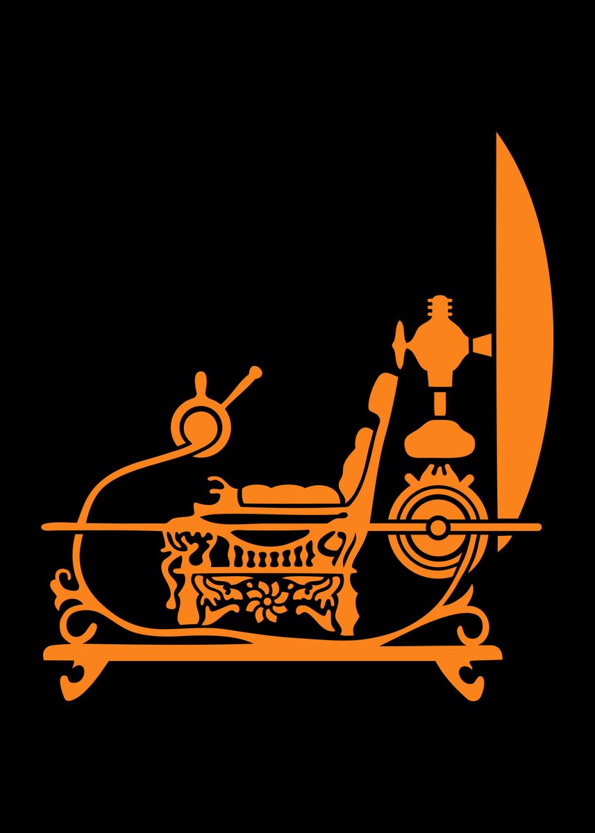 'Time Machine' Poster by Daniela Hernandez | Displate