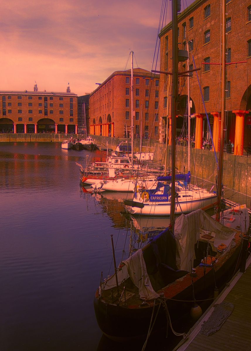 'Royal Albert Docks ' Poster, picture, metal print, paint by John Wain ...