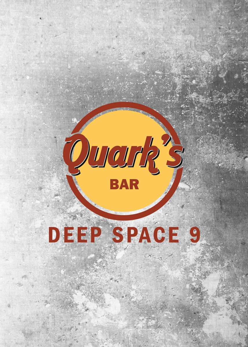 'Quarks Bar Deep Space 9' Poster, picture, metal print, paint by DD ART ...