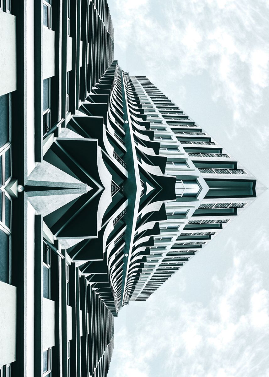 'Threshold Abstract' Poster by Mirror Mirror | Displate