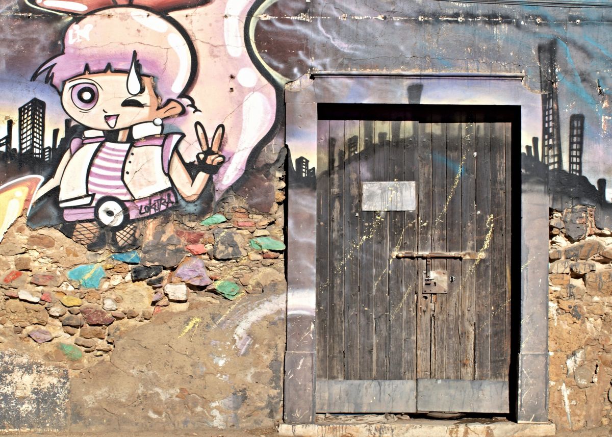 'Funny Wall Grafitti' Poster by insideportugal | Displate