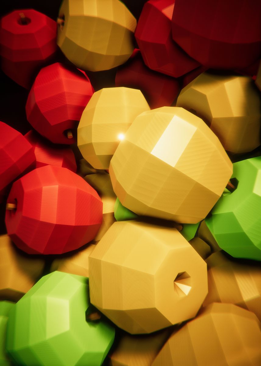 'Apple Store' Poster, picture, metal print, paint by Jorge Reyna Tamez ...