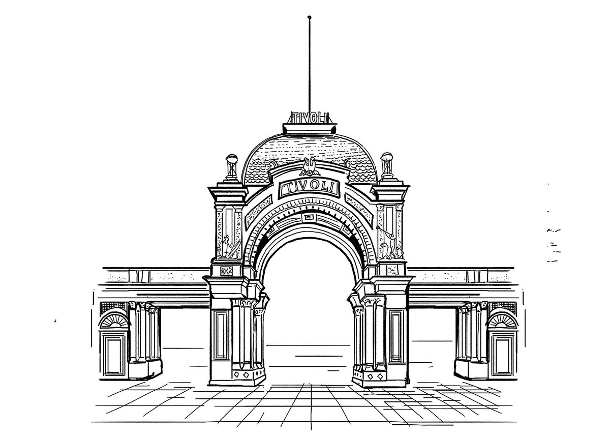 'Tivoli Gardens' Poster by Wishva Hettiarachchi | Displate