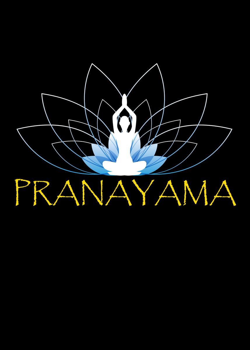 'Pranayama ' Poster, picture, metal print, paint by Overstyle Designs ...