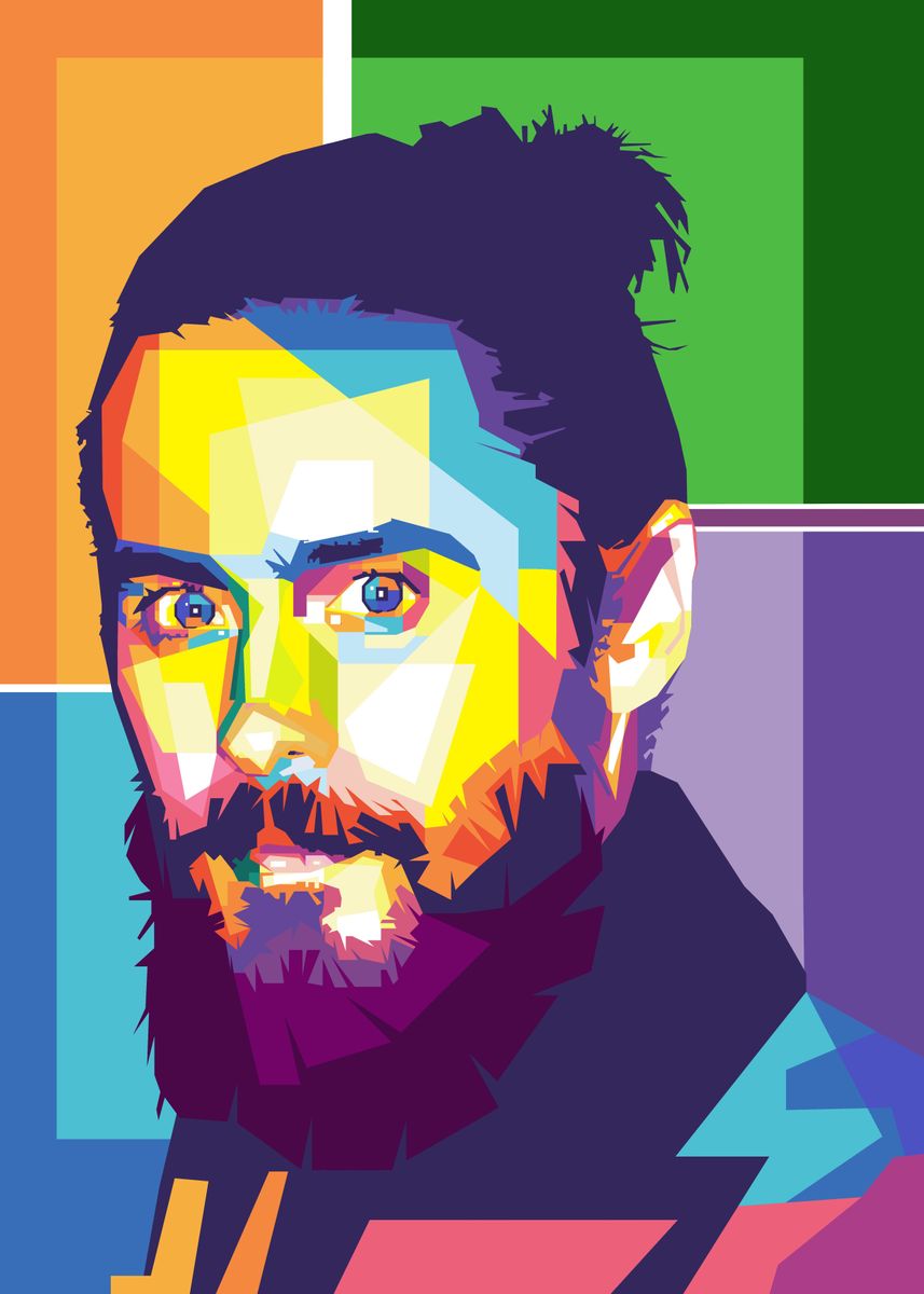 'Jared Leto' Poster, picture, metal print, paint by Sherlock Wijaya ...