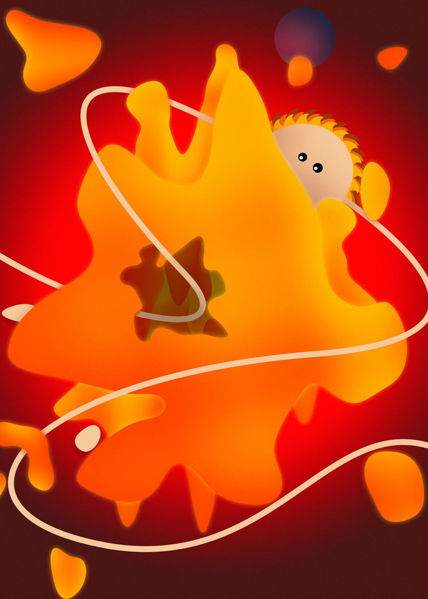 'Baby Sun' Poster by Arturo Navarro | Displate