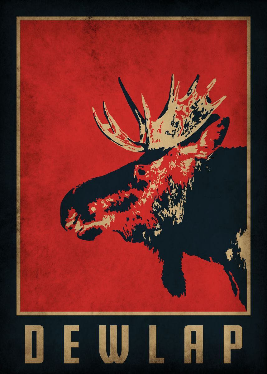 'Dewlap' Poster, picture, metal print, paint by Matt Nejdl | Displate