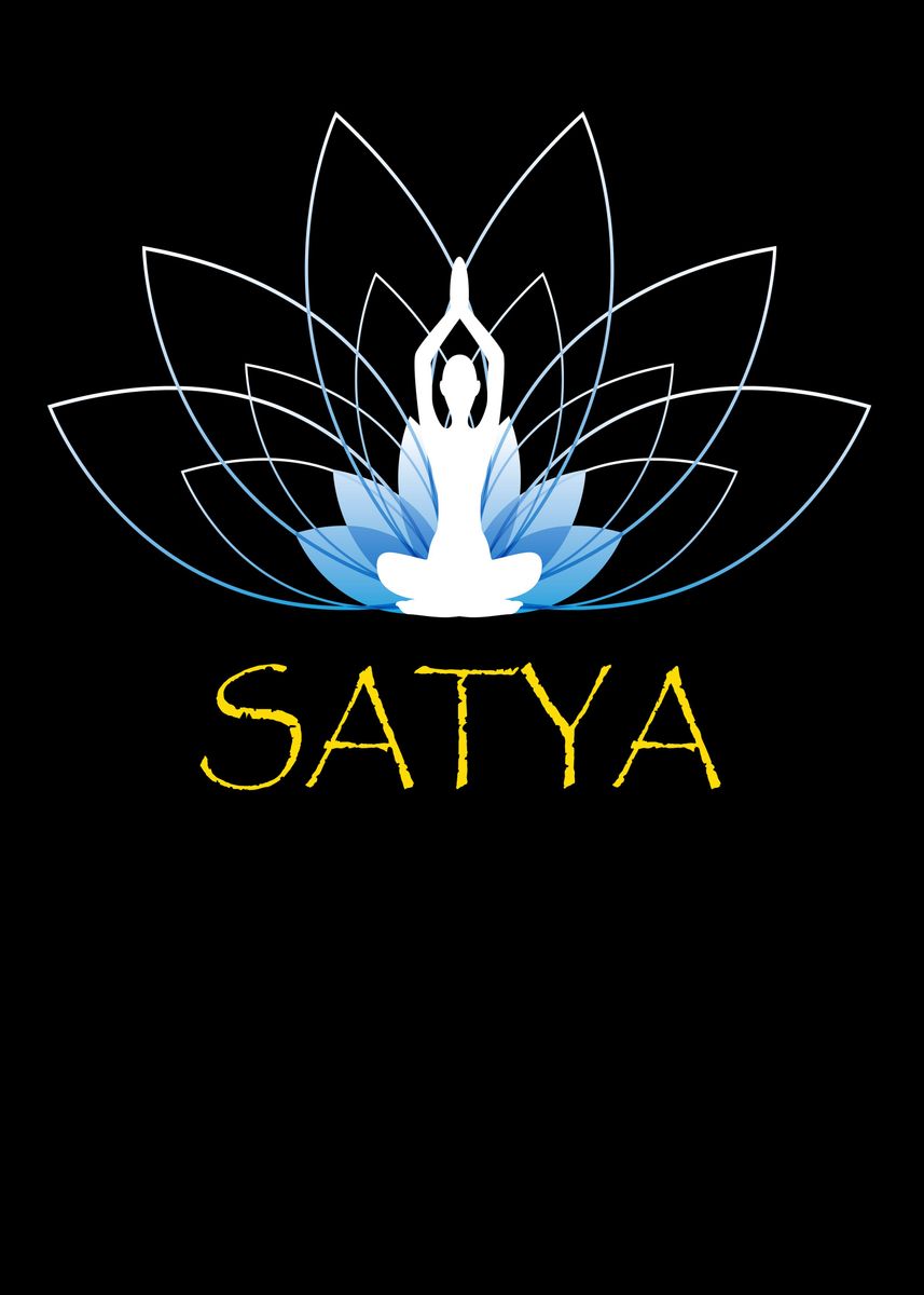 'Satya Yoga' Poster, picture, metal print, paint by Overstyle Designs ...