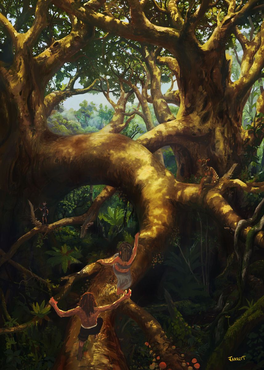 'Sycamore Grove' Poster, picture, metal print, paint by Jarrett Onions ...
