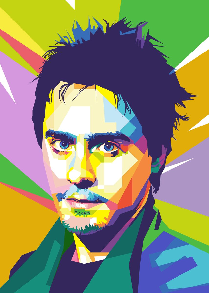 'Jared Leto' Poster, picture, metal print, paint by Sherlock Wijaya ...