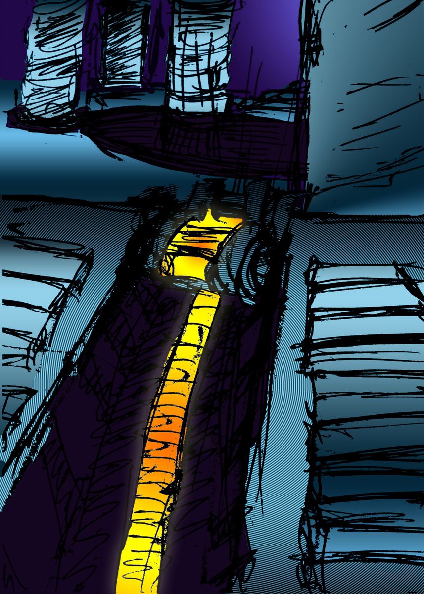 'Long Drop' Poster by Zackery Turner | Displate