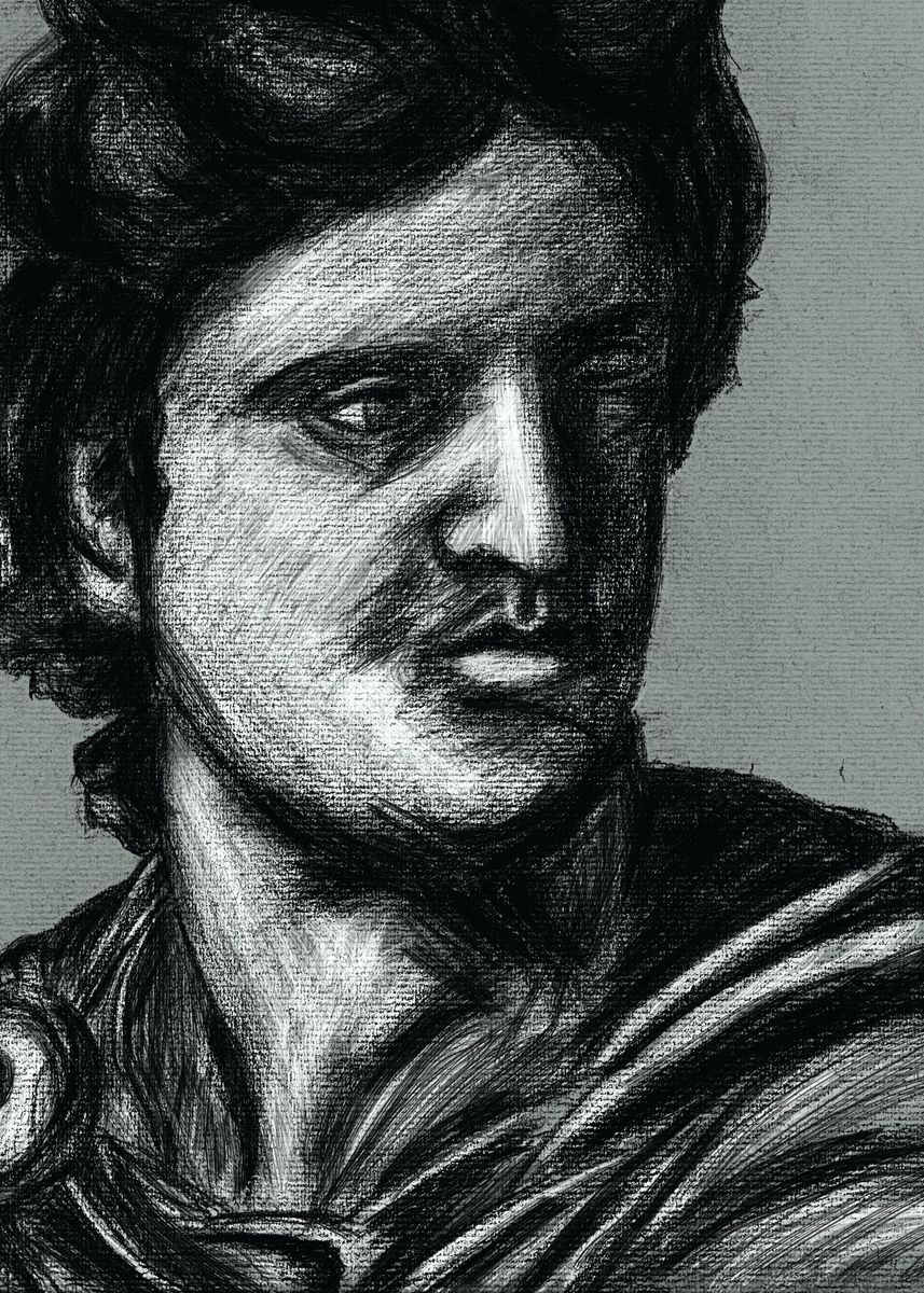 'Statue of a man' Poster by Kiki Patrali | Displate