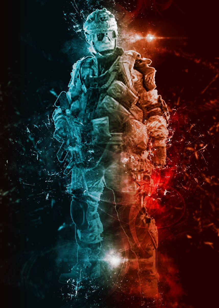 'Soldier ' Poster, picture, metal print, paint by Muhammad Irsan | Displate