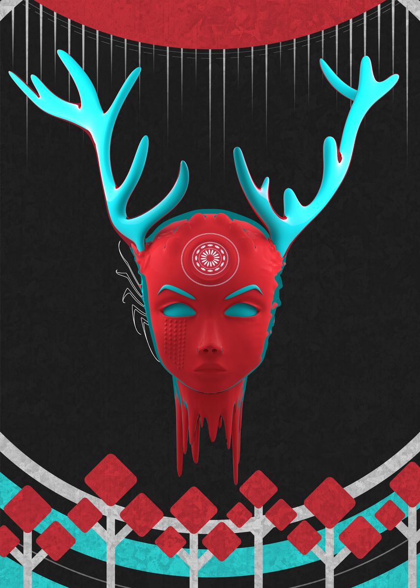 'en1gma' Poster, picture, metal print, paint by Siddhant Sahu | Displate