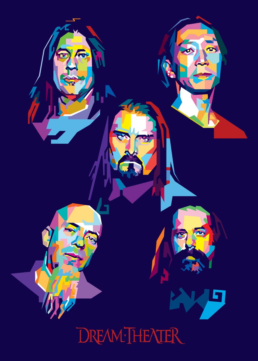'DREAM THEATER' Poster by Colarcolor | Displate
