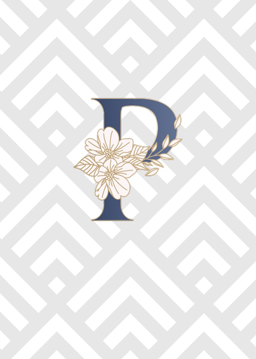 'Letter P' Poster, picture, metal print, paint by Abdullah AlMohammedi ...