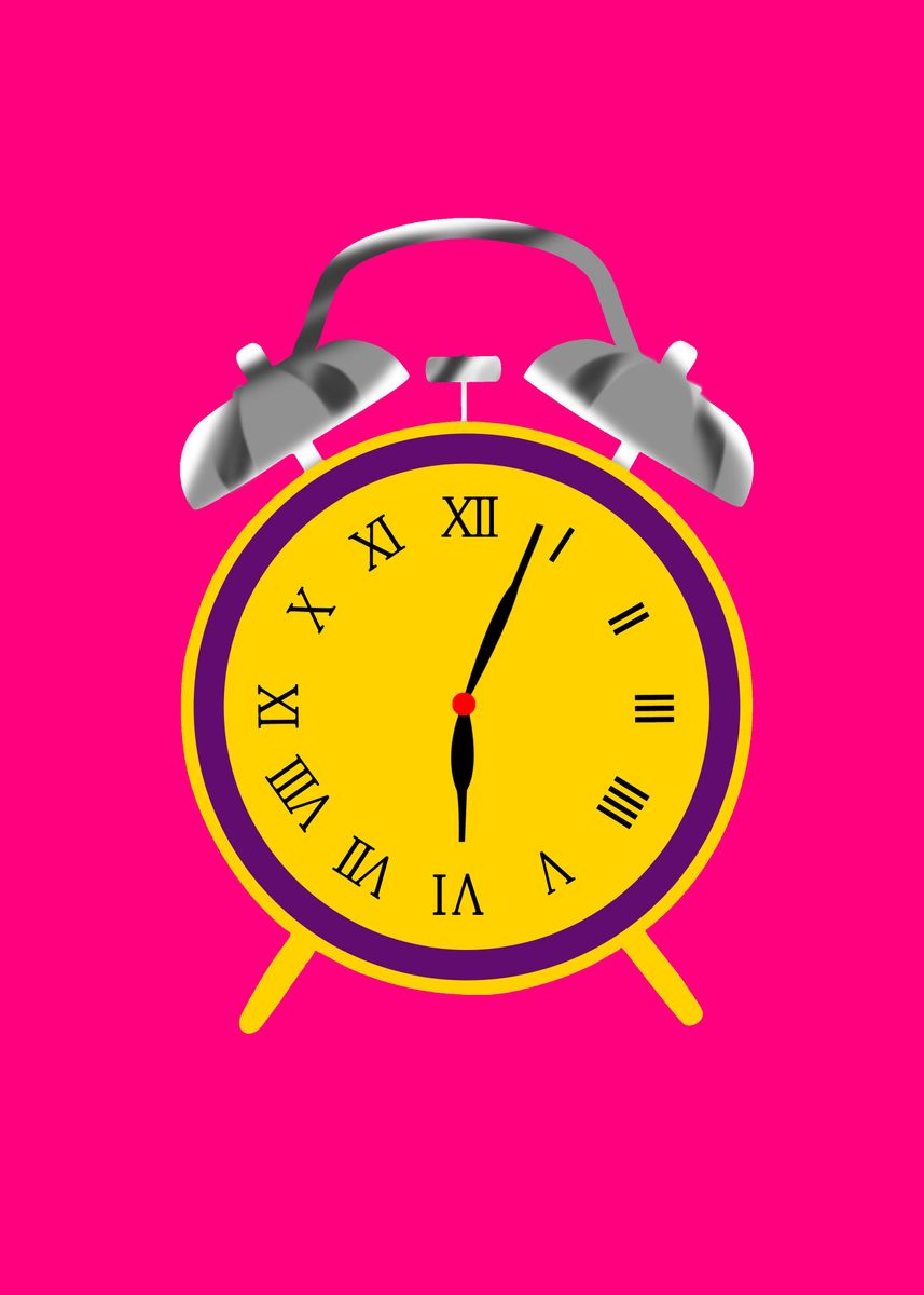 'Clock II' Poster, picture, metal print, paint by Daniel Tan | Displate