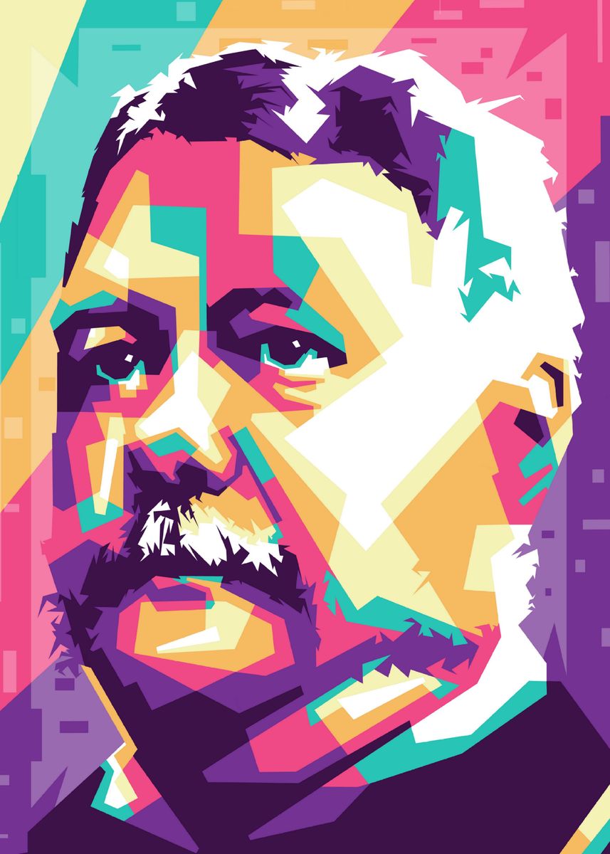 'Chester alan arthur WPAP ' Poster by Syaiful Artwork | Displate