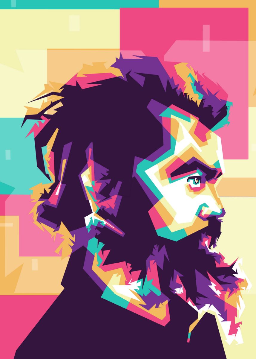 'Best artwork in WPAP art' Poster by Syaiful Artwork | Displate