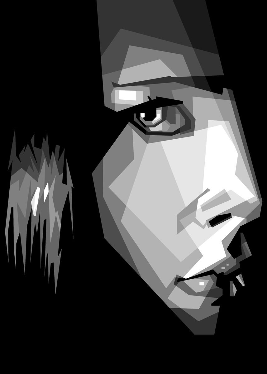 'Face cool' Poster, picture, metal print, paint by Rizky Dwi | Displate