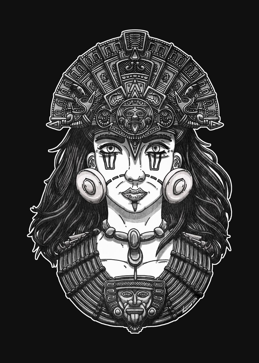 'American Queen' Poster, picture, metal print, paint by Diogo Verissimo ...