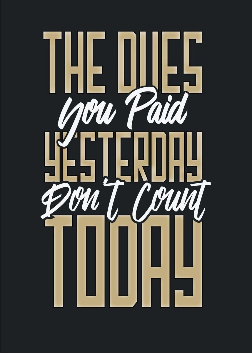 'Paying Dues' Poster, picture, metal print, paint by Anthony Ciampa ...