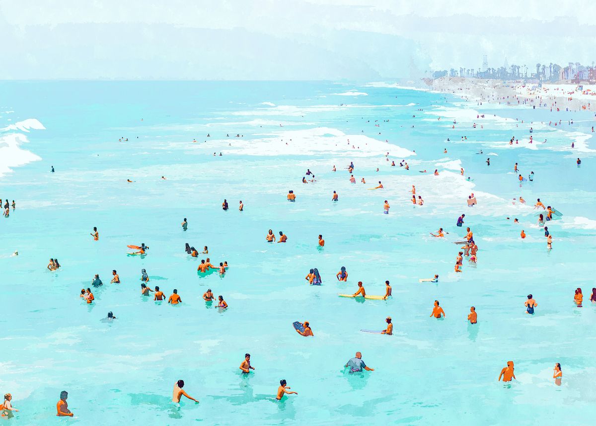 'Hot Summer Day ' Poster by Uma Gokhale | Displate