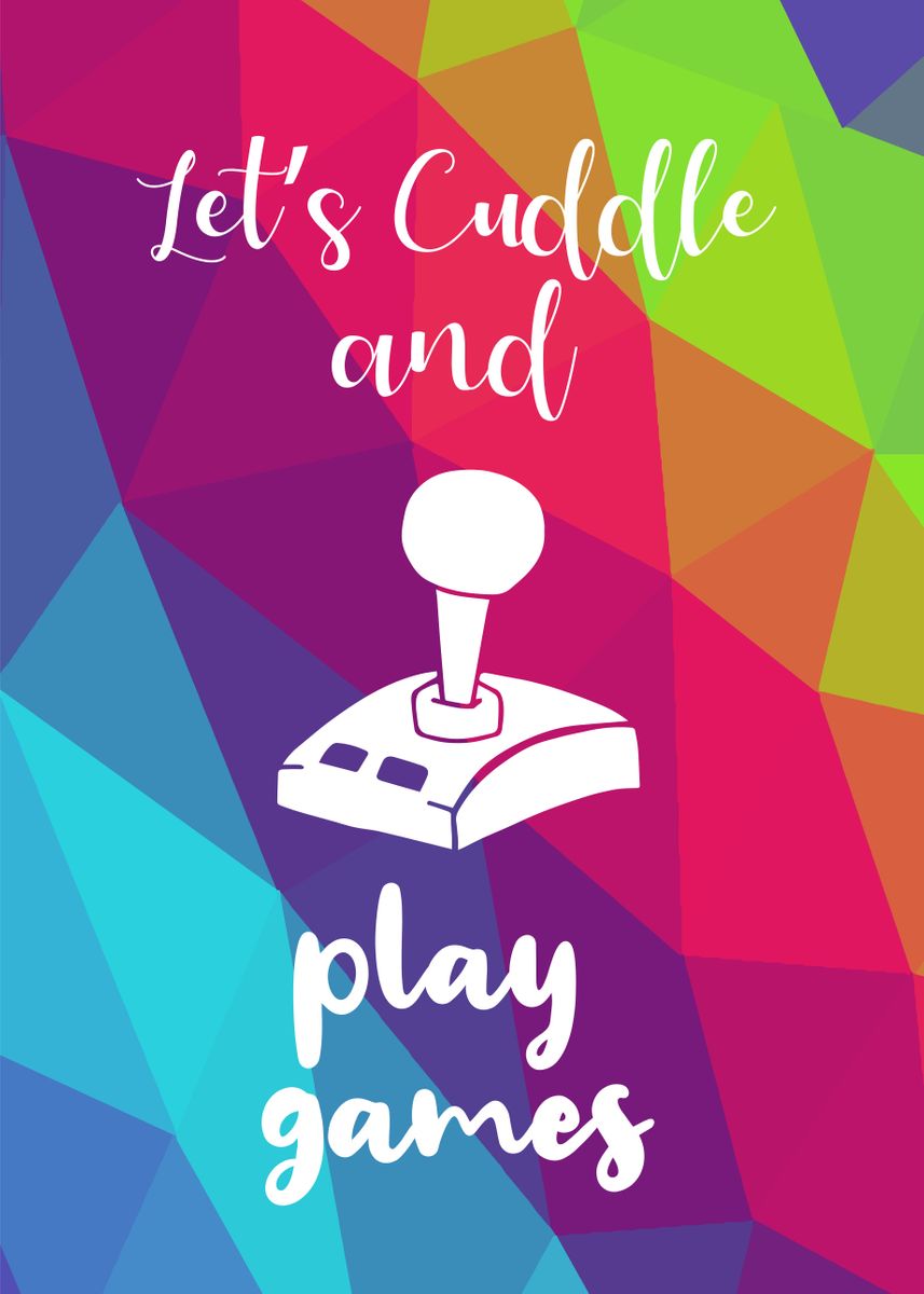 'Cuddle and Play Games 6' Poster by Maricris M | Displate