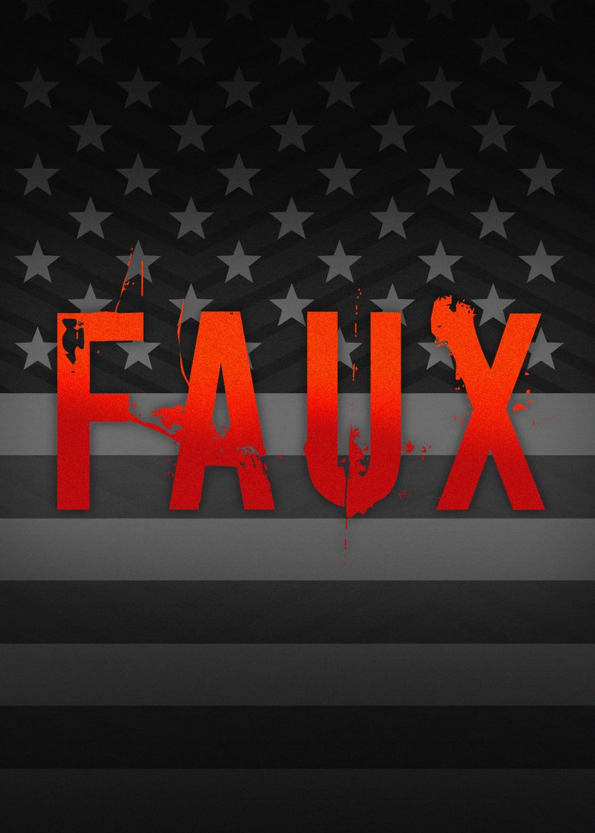 'Faux Freedom Logo' Poster by Faux _ | Displate